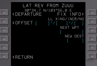 萌喵的小窝 - A320 MCDU