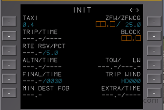 萌喵的小窝 - A320 MCDU